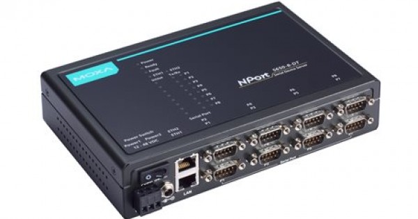 MOXA NPort 5650-8-DT-T Serial to Ethernet Device Server Price in the Middle East | Easy World ...